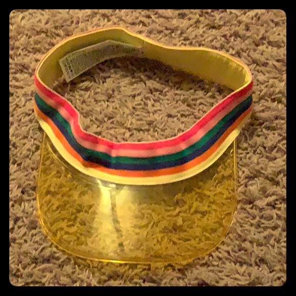 Forever 21 | Accessories | Yellow And Multi Colored Visor | Poshmark